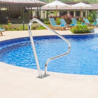 48"x 36" Swimming Pool Safety Handrails for Inground Pools - N/A - Bed ...