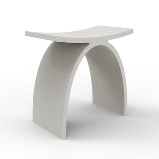 Tubcraft Freestanding Shower Seat Solid Surface Shower Stool - 16.73 ...