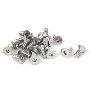 M6x14mm Stainless Steel Hex Socket Flat Head Countersunk Bolts Screw ...