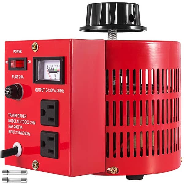 Vevor 20amp Variac Transformer Variable Ac Voltage Regulator Metered