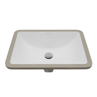 Karran Valera 21" Rectangular Undermount Vitreous China Bathroom Sink ...