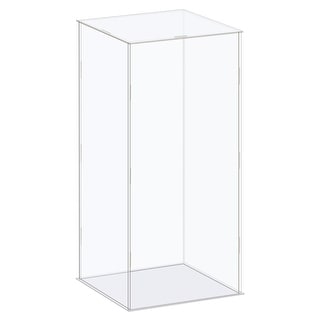 Display Case Box Acrylic Box Transparent Showcase 16x16x36cm for ...
