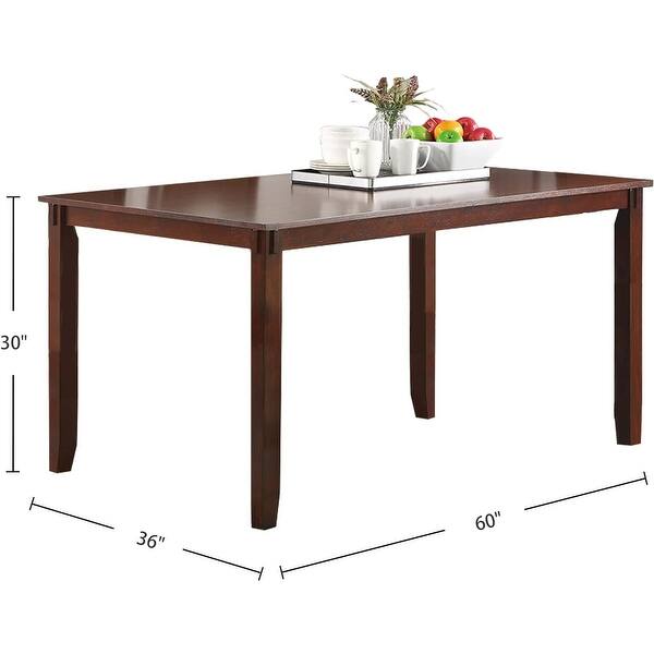 Dining Room Furniture Unique Modern 6pc Set Dining Table 4x Side Chairs ...