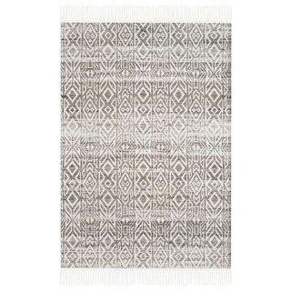 Aviva Brown and Ivory Transitional Tribal Rug - Bed Bath & Beyond ...