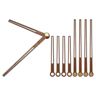 Clock Hands Kit, 5 Set Wooden Mechanism Clock Hand Parts for Clock, D1 ...
