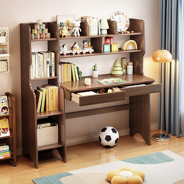 Study desk with bookcase store