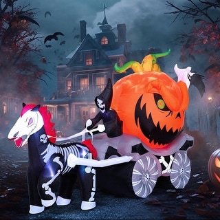 8 FT Halloween Inflatable Carriage - Bed Bath & Beyond - 40698997