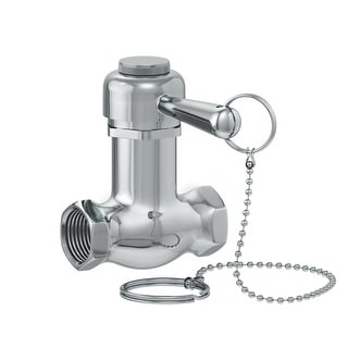 Jones Stephens S05100 Self-Closing Shower Valve with 7" Pull Chain ...