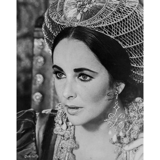 Elizabeth Taylor Portrait in Dress with Tiara Photo Print - Bed Bath ...