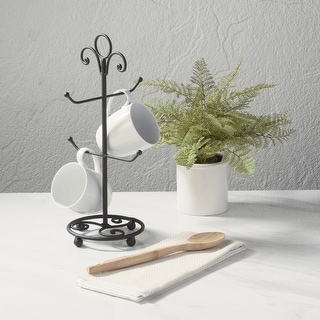 Solid Wood Coffee Cup Tree Stand Wood Mug Stand Kamenstein Wood Mug ...