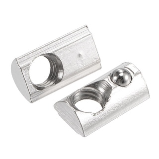 T Slot Nuts Roll in Spring T-nut with Ball Carbon Steel for 3030 Series ...