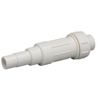 Homewerks Worldwide 511-53-114-114B Spigot Repair Coupling, PVC, White ...