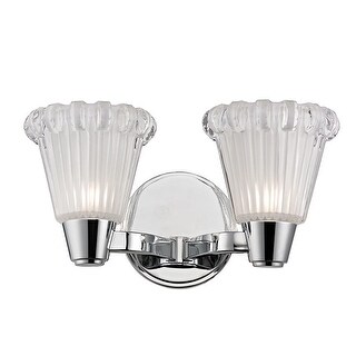 Hudson Valley Lighting Varick 2 Light Bathroom Vanity Light with - Bed ...