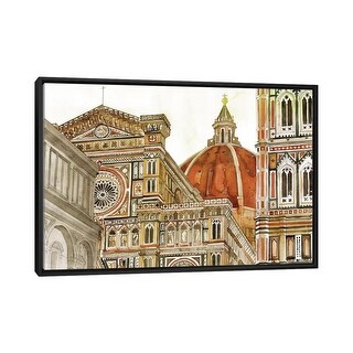 iCanvas "Santa Maria Del Fiore" by Maja Wronska Framed Canvas Print ...