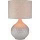 Livabliss Rustic Emma Table Lamp with Glazed Ceramic Base - Bed Bath ...