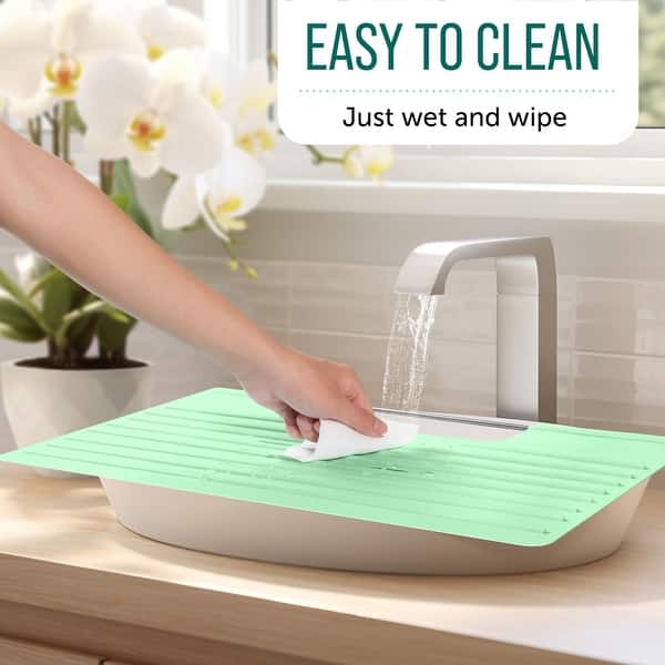 bathroom counter wipe