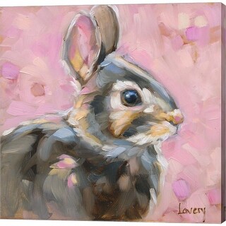Andrea Lavery 'Pink Spring Bunny' Canvas Art - Bed Bath & Beyond - 36523180