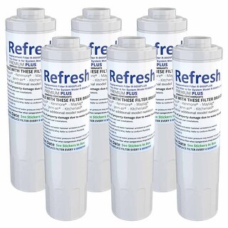 Refresh NSF-53&42, 9006 Refrigerator Water Filter for UKF8001 (6) - Bed ...