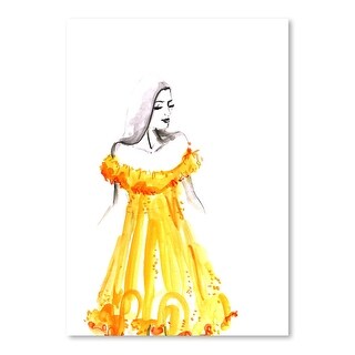 Americanflat - Yellow Sundress Fashion Illustration by Blursbyai - 16 ...