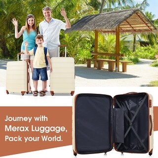 Luggage Sets 2 Piece,Hardside Suitcase Set with Spinner Wheels ...