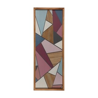 Multi Color Abstract Panel Wall Art - Bed Bath & Beyond - 39674790