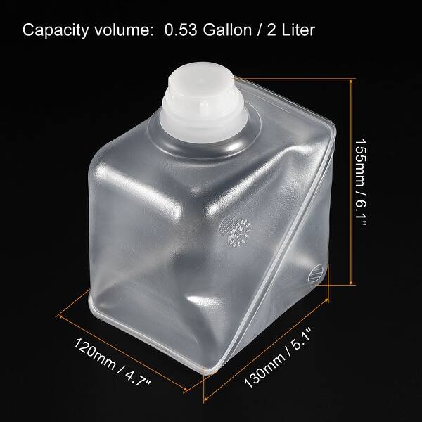 2 Liter LDPE Collapsible Water Container with Spigot and Sealing Cap ...