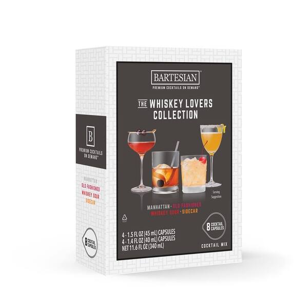 Bartesian The Whiskey Lover's Collection Cocktail Mixer Capsules - Bed ...