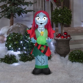Gemmy Christmas Inflatable Sally in Holiday Outfit, 3.5 ft Tall - Bed ...