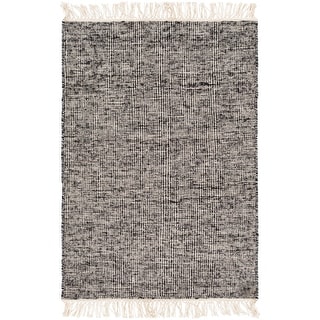 The Curated Nomad Jacques Hand-woven Solid Viscose Area Rug - Bed Bath ...