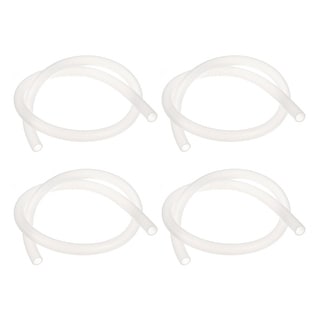 PVC Tubing 35/64" ID, 45/64" OD 4Pcs 3.28 Ft for Transfer, White - Bed ...