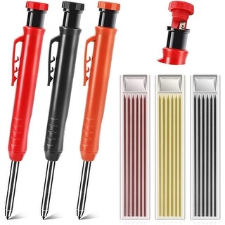 3 Solid Carpenter Pencils with 18 Refills - Multi - Bed Bath & Beyond ...