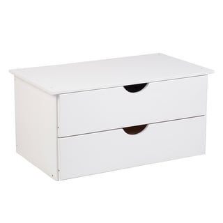 100% Solid Wood Stackable 2-Drawer Internal Chest for Urban Wardrobe by Palace Imports - Bed ...