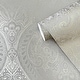 Galerie Wallcoverings Zen Collection Lace Damask Metallic Sheen Finish ...