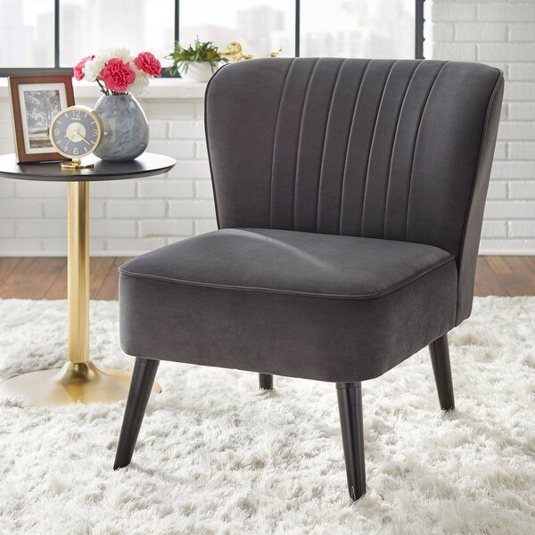 Dark grey cocktail chair store
