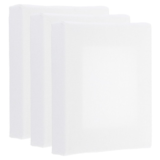 Painting Canvas Panels, 3 Pack 4x4 Inch Rectangle Blank Art Board ...