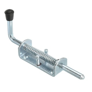 Spring Loaded Latch Pin 8.66" Iron Security Latch Sliding Barrel Bolt ...