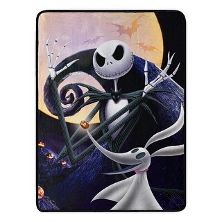 Nightmare Before Christmas Full Moon Madness Micro Raschel Throw - Bed ...