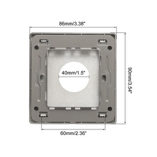 Grommet Wall Plate PC Wall Panel with 1.5 Inch Rubber Cable Through ...