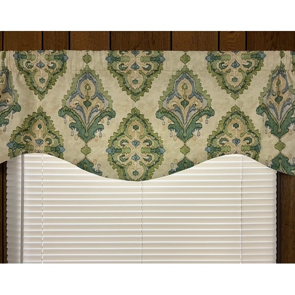 Agra Emerald medallion shaped valance - Bed Bath & Beyond - 40544766