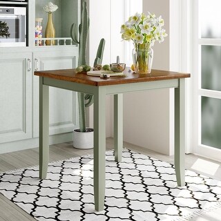 Farmhouse Rustic Wood Dining Table, Counter Height Dining Table - Bed ...