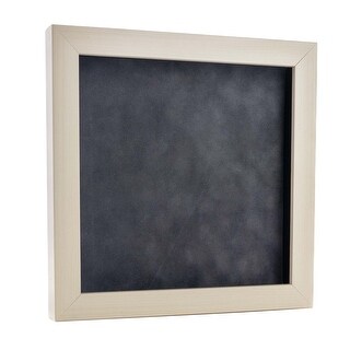 12x12 Shadow Box Frame White Washed Wood | 3/4" Usable Display Depth ...