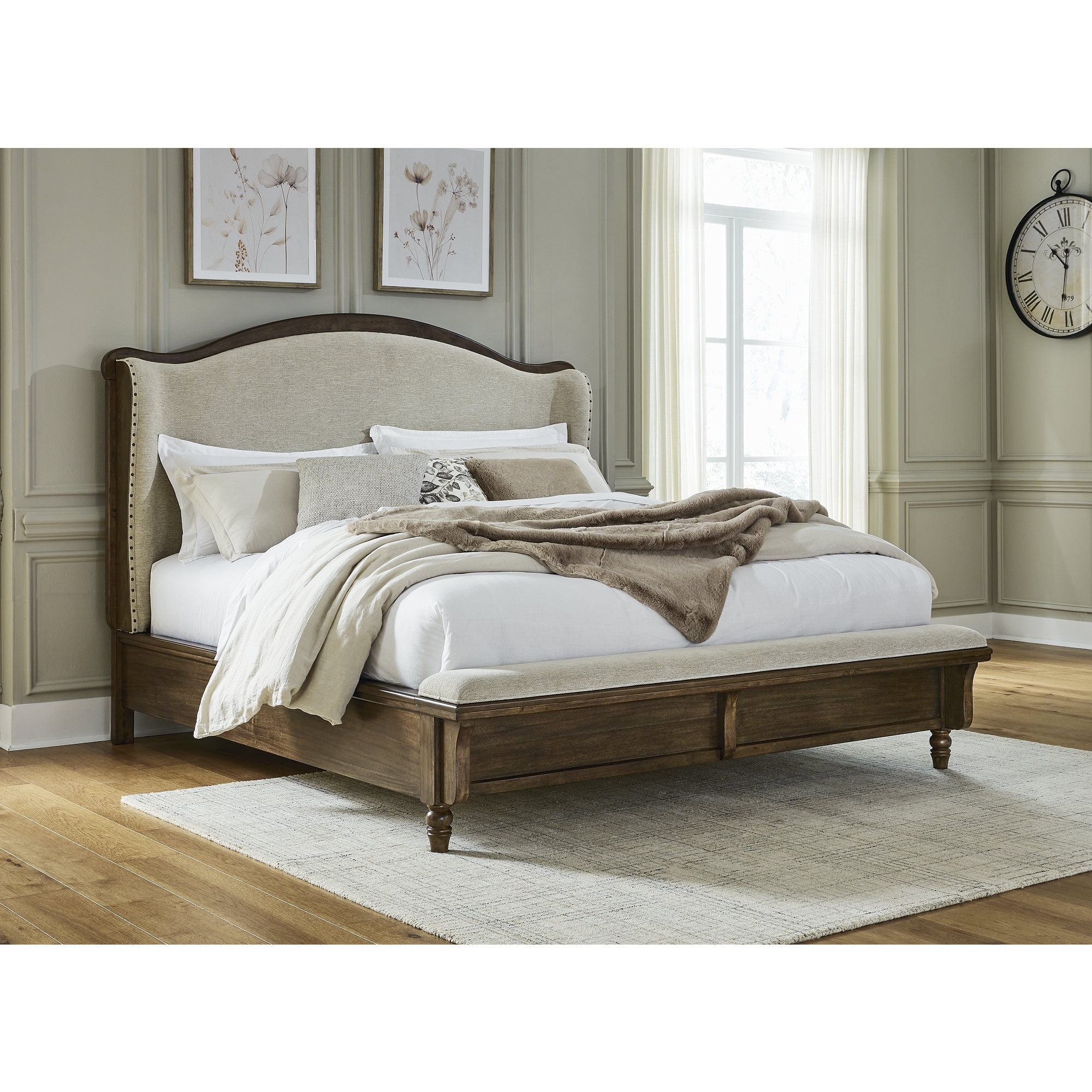 Calvert upholstered panel headboard store