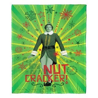 Warner Brothers Elf Nutcracker Silk Touch Throw Blanket - Bed Bath ...