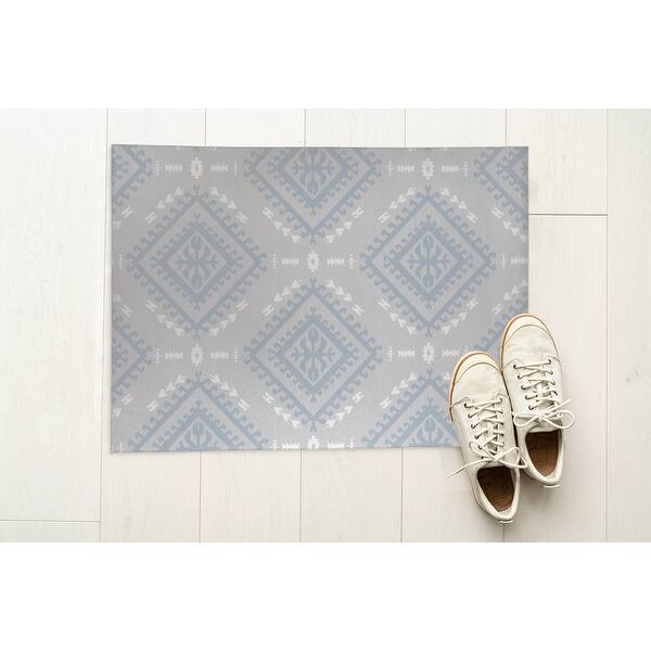 SANTIAGO BLUE Outdoor Mat By Kavka Designs - Bed Bath & Beyond - 34350411