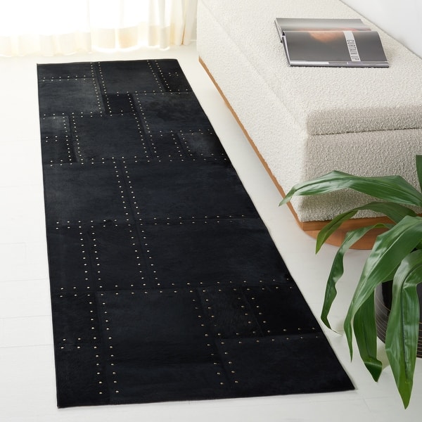 SAFAVIEH Handmade Studio Leather Milja Modern Leather Rug - On Sale ...