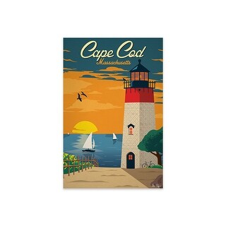 Cape Cod Print On Acrylic Glass by IdeaStorm Studios - Bed Bath ...