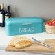 Home Basics Metal Bread Box - Turquoise - Bed Bath & Beyond - 33051070