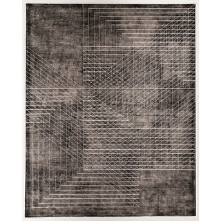 Moments Black Area Rug - 8' 0'' X 10' 0'' - 8' 0'' X 10' 0'' - Bed Bath ...