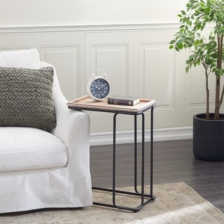 White Ceramic Industrial Accent Table 26 x 20 x 13 - 20 x 13 x 26 - Bed ...