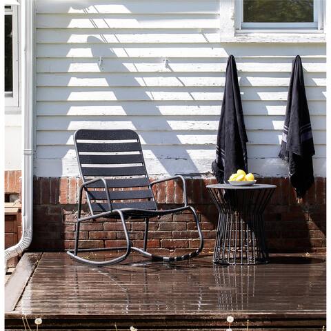 The Novogratz Poolside Collection Roberta Outdoor Rocking Chair ...